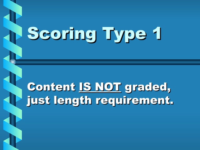 Collins Type 1 & 2 Writing | PPT