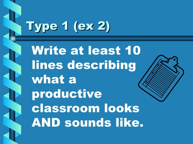 Collins Type 1 & 2 Writing | PPT