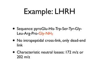 Collision induced dissociative chemical cross-linking reagent for ...
