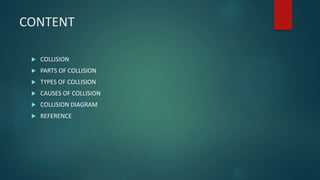 Collision Model aman pptx vehicle collision model | PPT