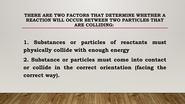 Collision-Theory. physical science module grade 11 | PPT