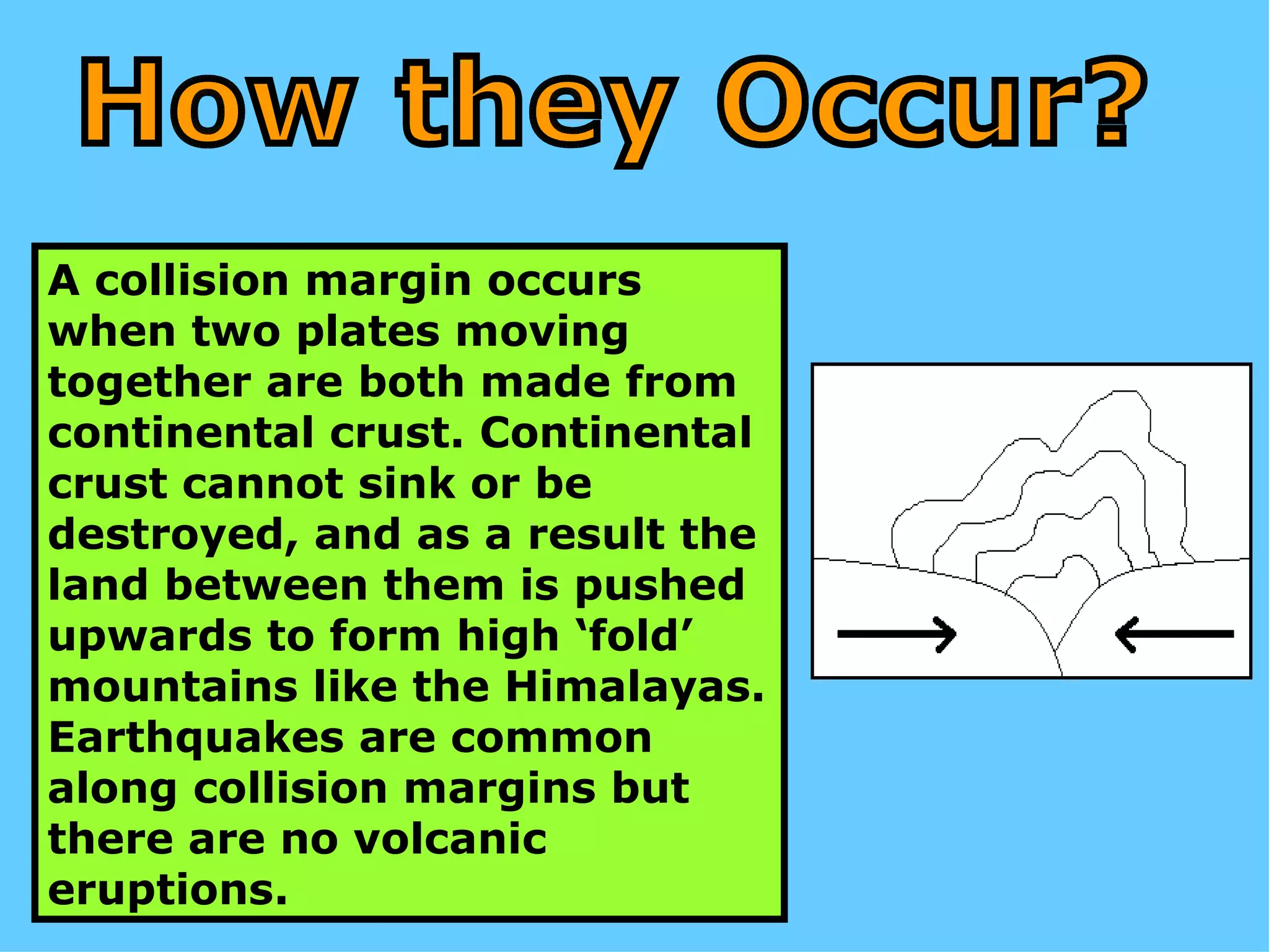 Collisional Plate Boundaries | PPT