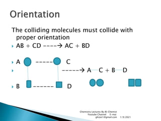 Collision and Transition State Theory | PPTX