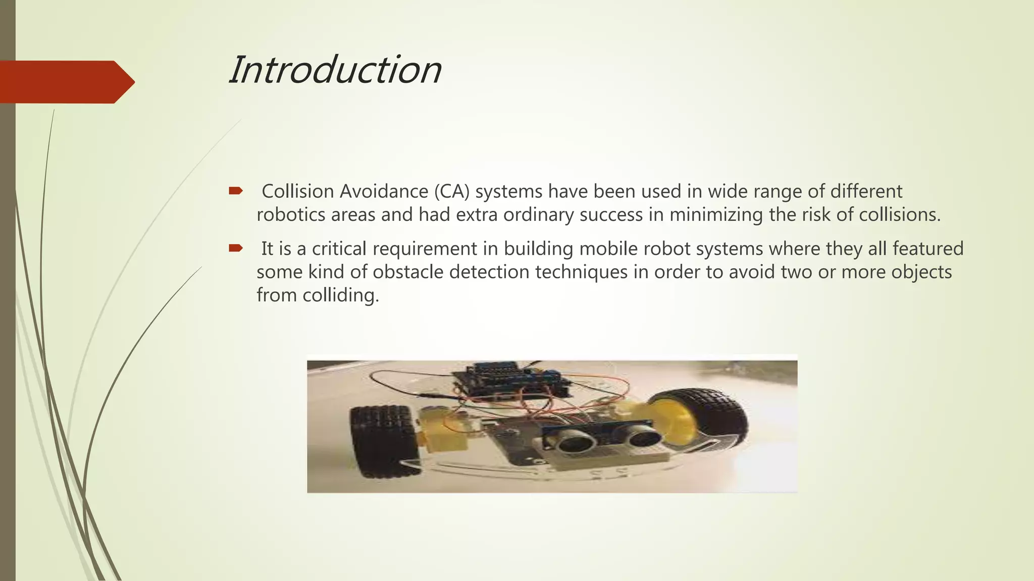Collision Detector And Avoidance Robot Ppt
