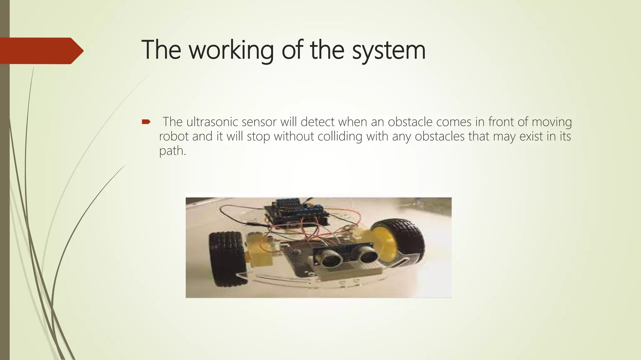 Collision detector and avoidance robot | PPT Collision detector and avoidance robot | PPT