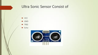 Collision detector and avoidance robot | PPT