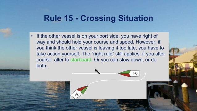 Collision Regulations.ppt | Cruises | Travel Type