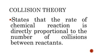 Collision theory.pptx | Chemistry | Science