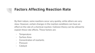 Collision Theory and Reaction Rate PowerPoint | PPT