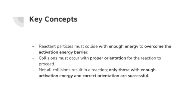 Collision Theory and Reaction Rate PowerPoint | PPT