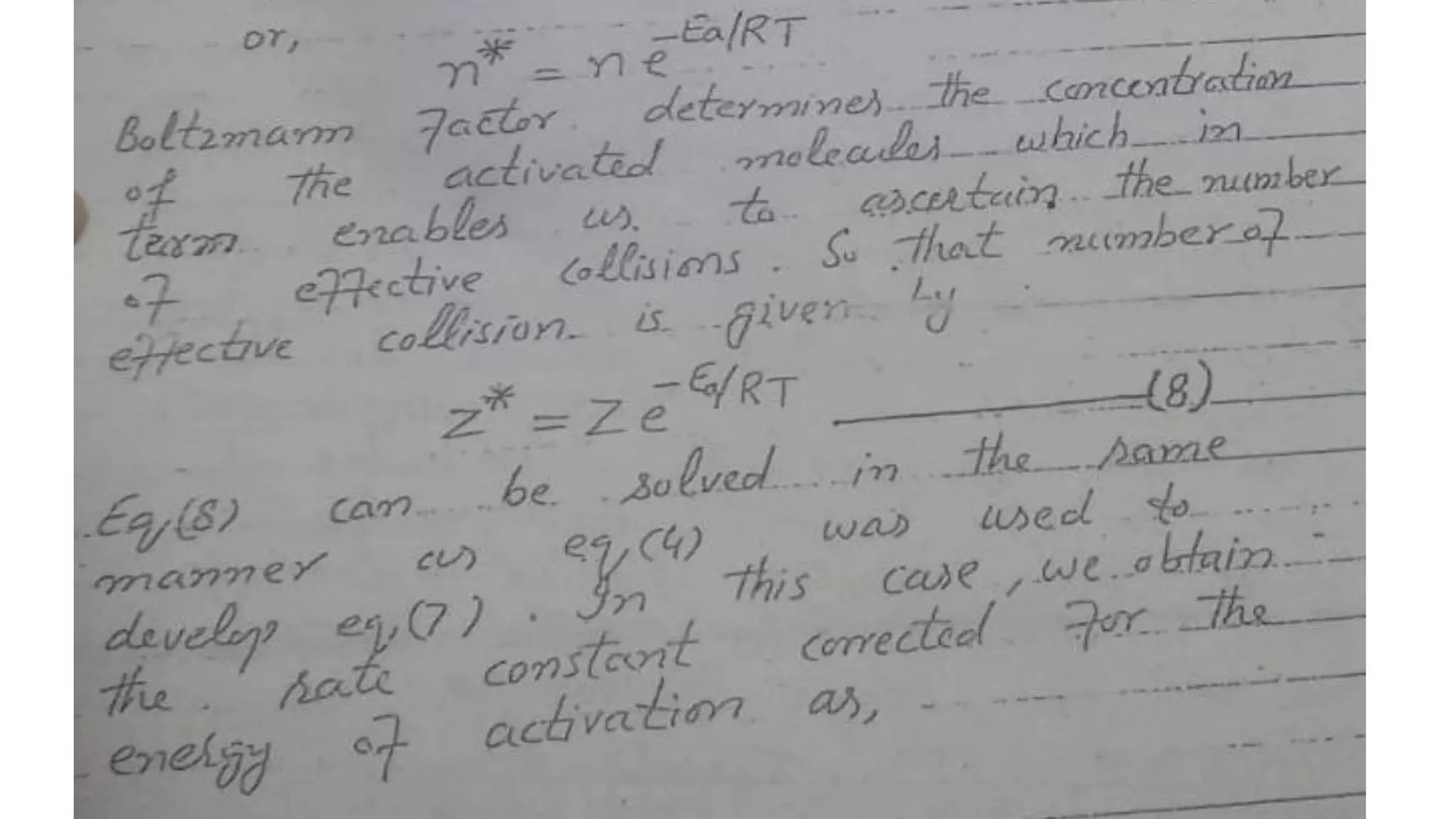 Collision theory and transition state theory | PDF