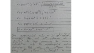 Collision theory and transition state theory | PDF