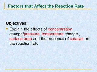 reaction kinetic . collision theory a level | PPT