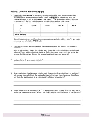 Collision theory student guide | DOCX