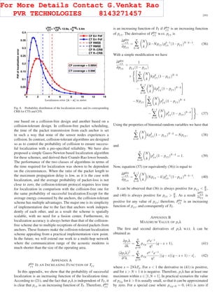 Collision tolerant and collision free packet scheduling for underwater acoustic localization | PDF