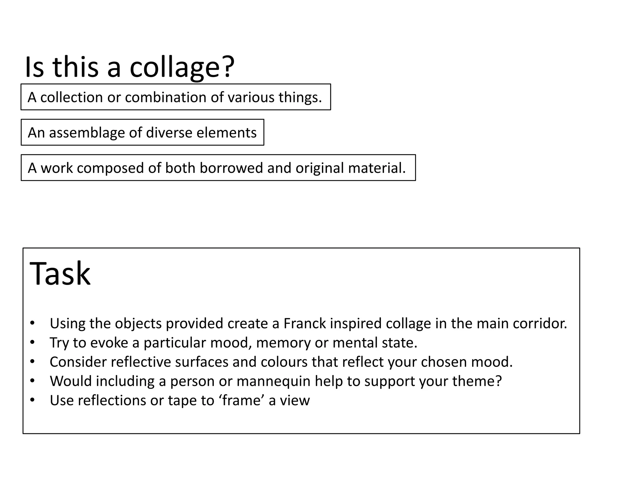 Colllage lesson 1. | PPT