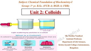 Colloids: Classification and Properties | PPT