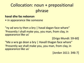 Collocation and multi word lexemes | PDF