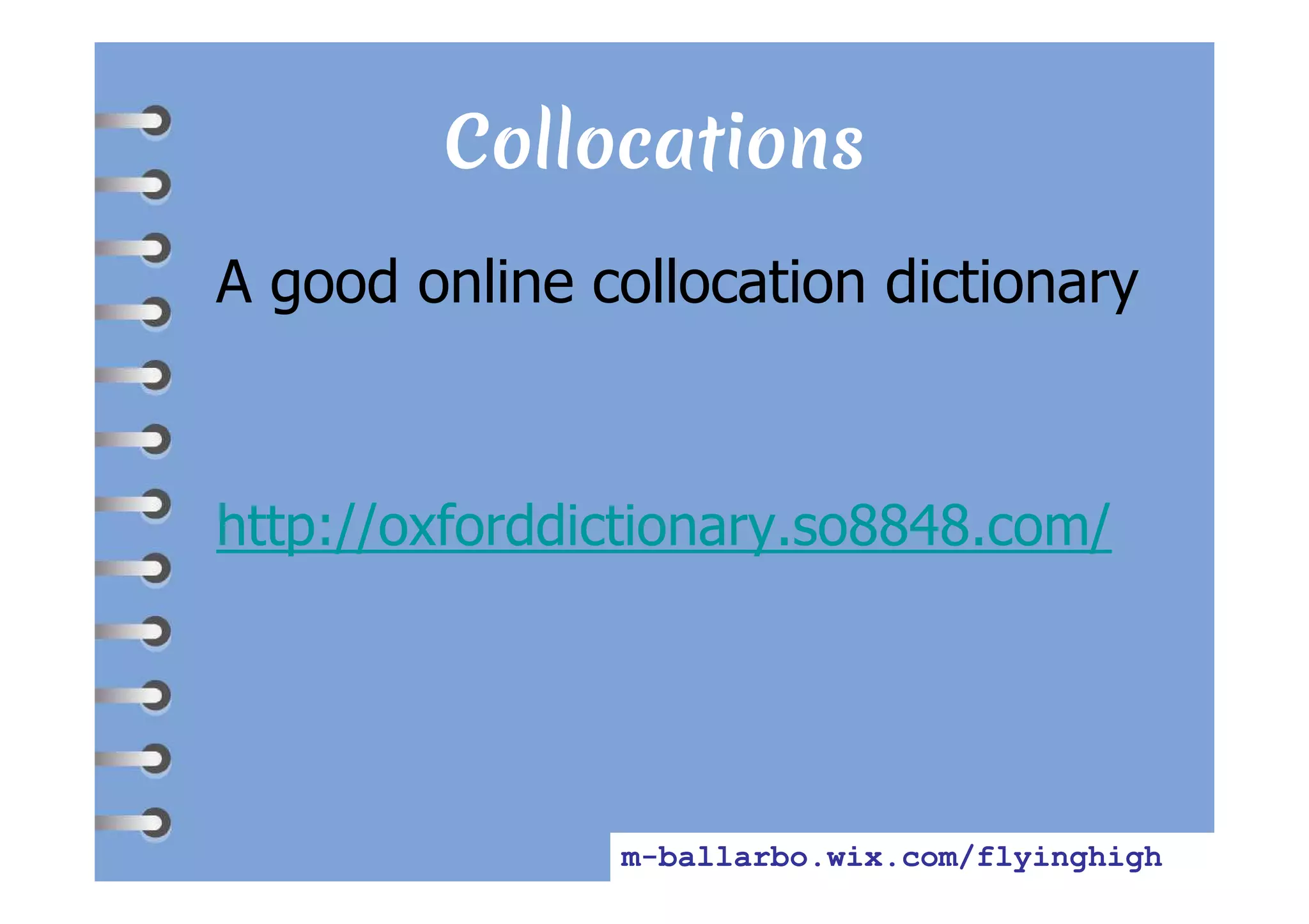 Collocations | PPT