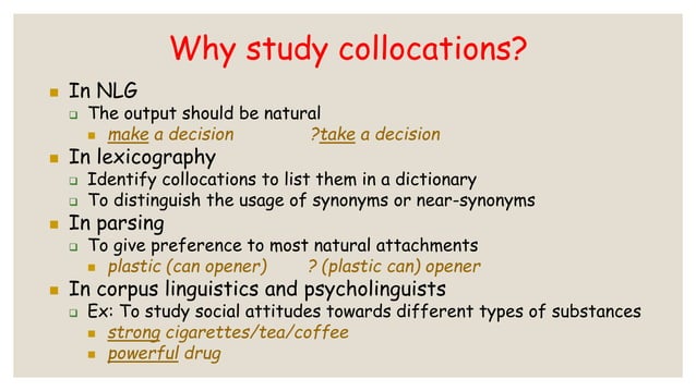 Collocations | PPT