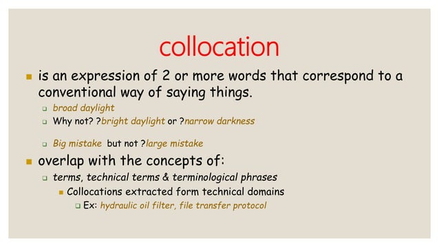 Collocations | PPT