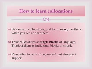 Collocations pp | PPTX