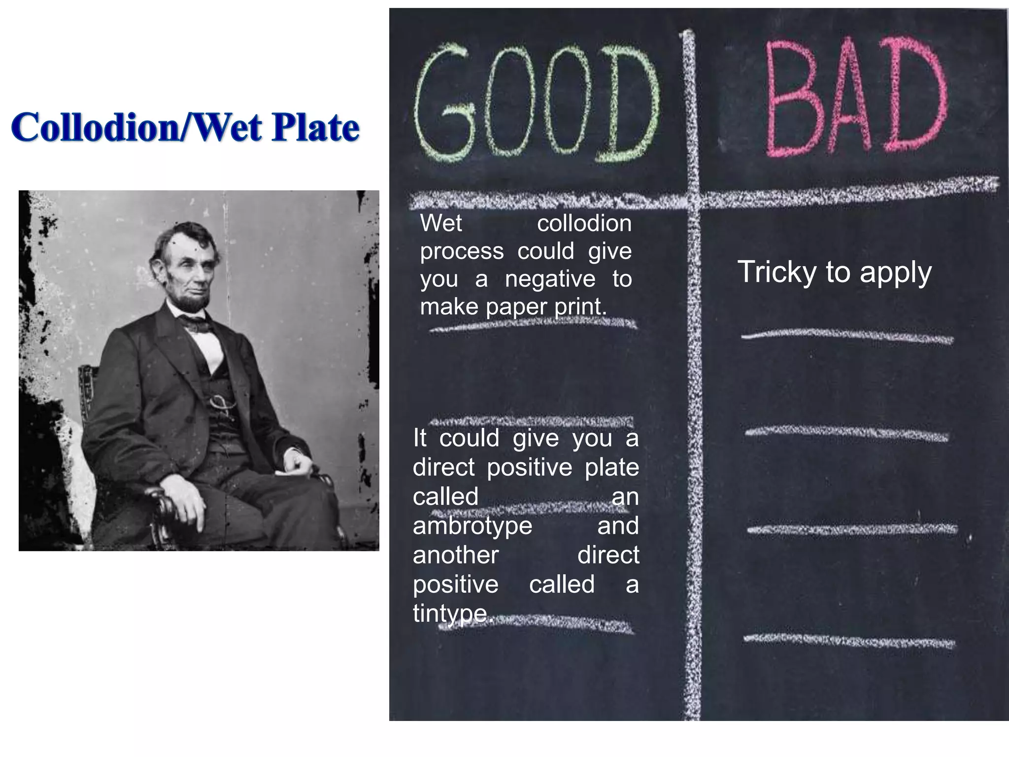 Collodion photographic process. KARPENKO, Sergii . Murcia School of ...