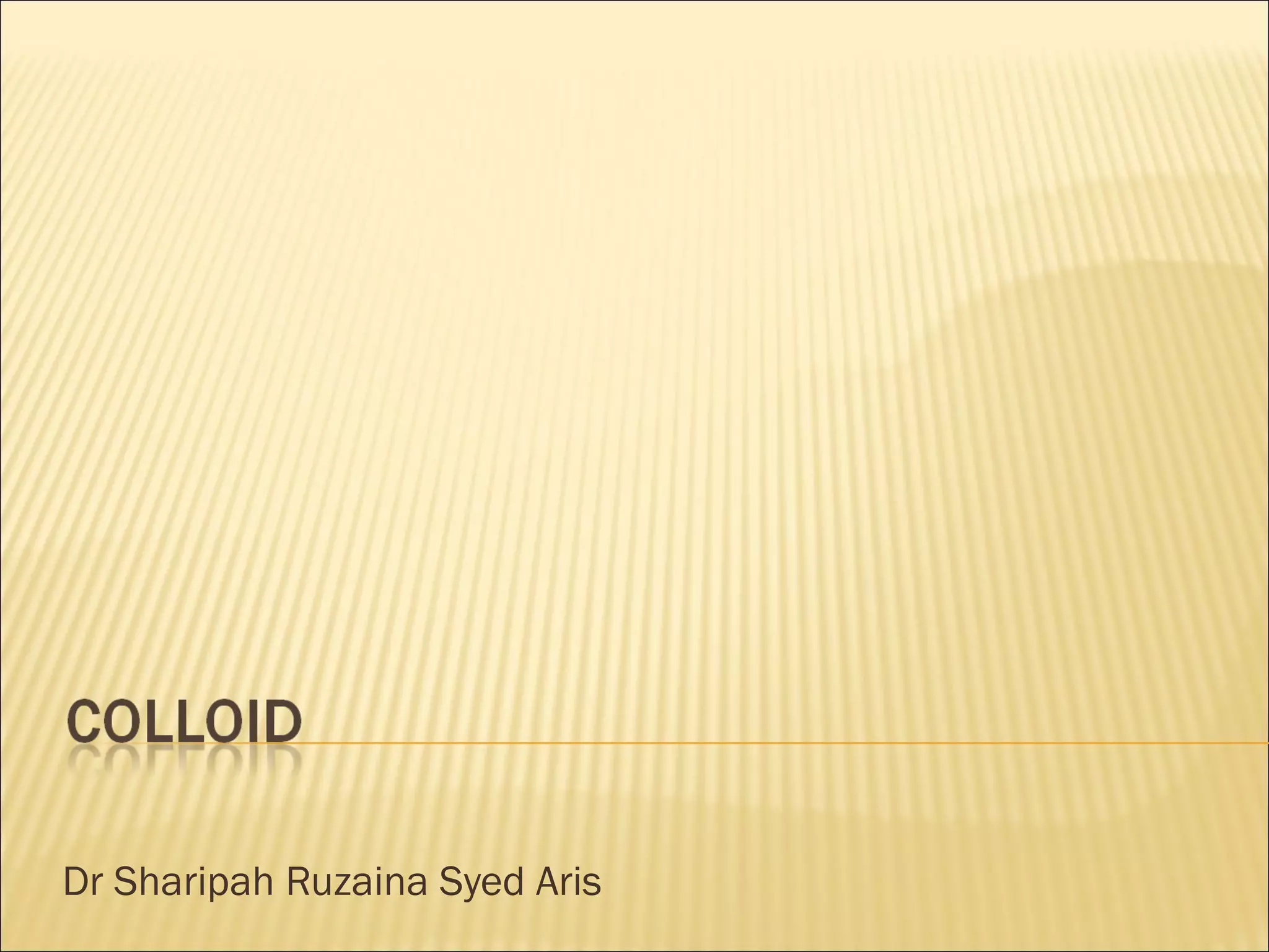 Colloid | PPT