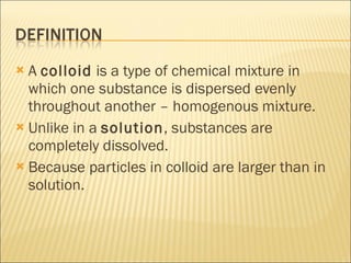 Colloid | PPT