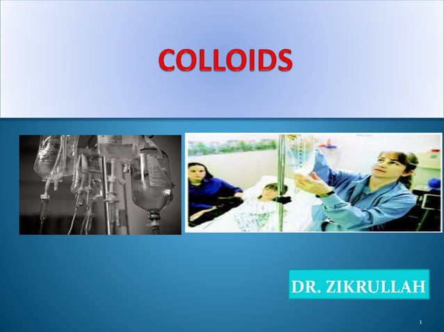 Colloids | PPTX