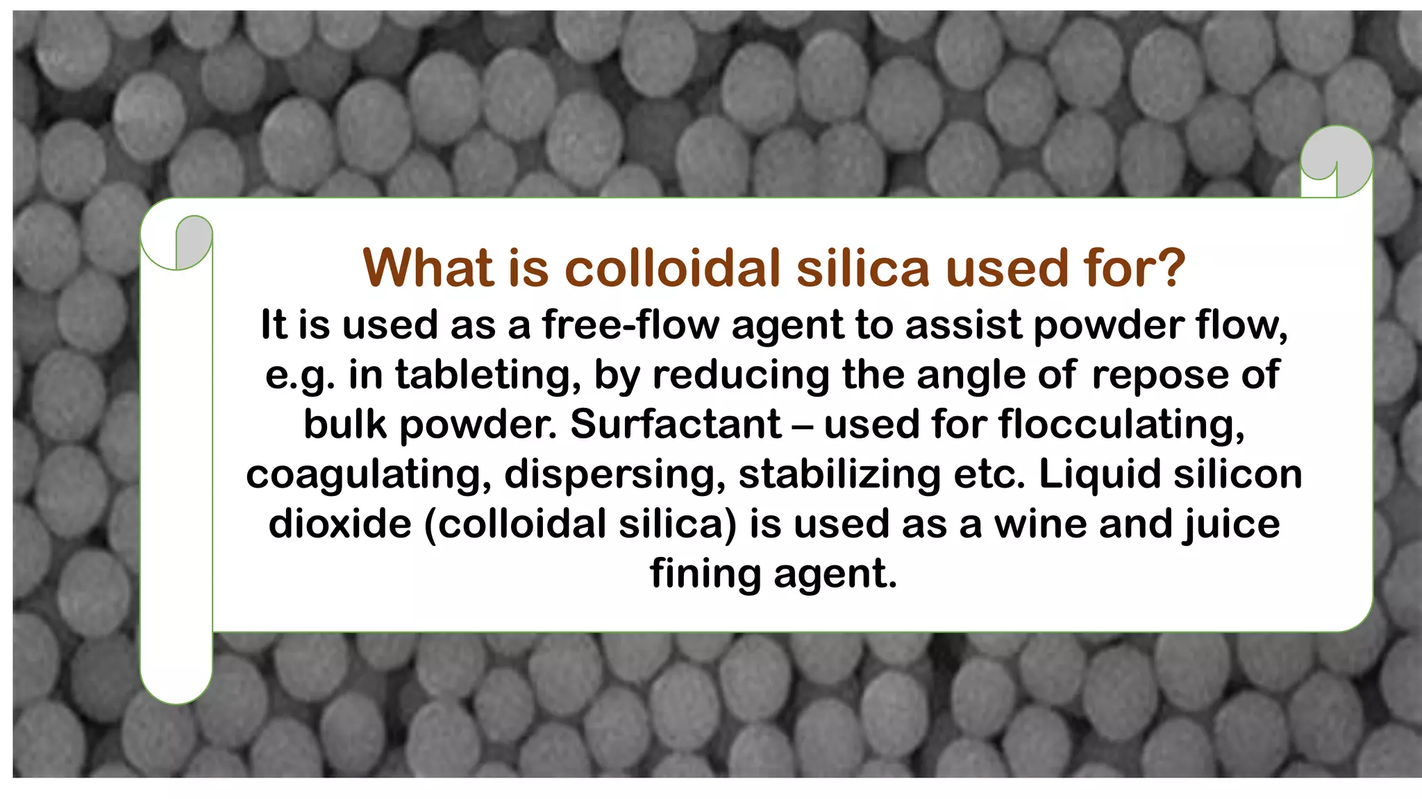 Colloidal silica | PDF