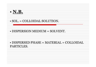 Colloidal disp[1] ppt [compatibility mode] | PDF
