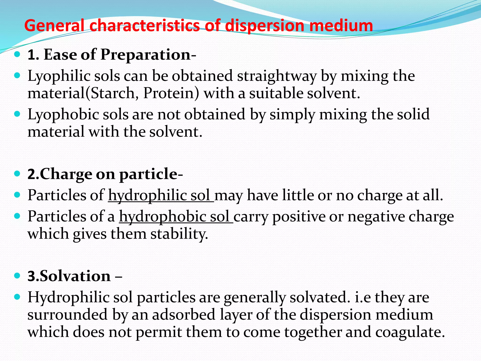 Colloidal dispersion | PPTX