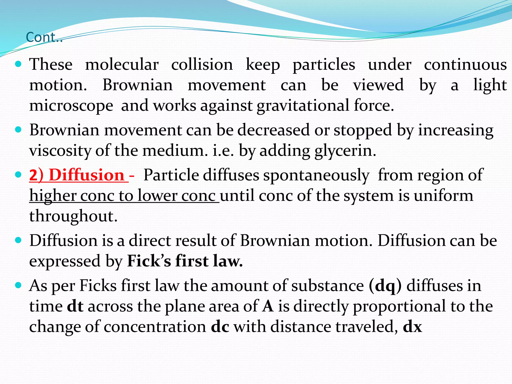 Colloidal dispersion | PPTX