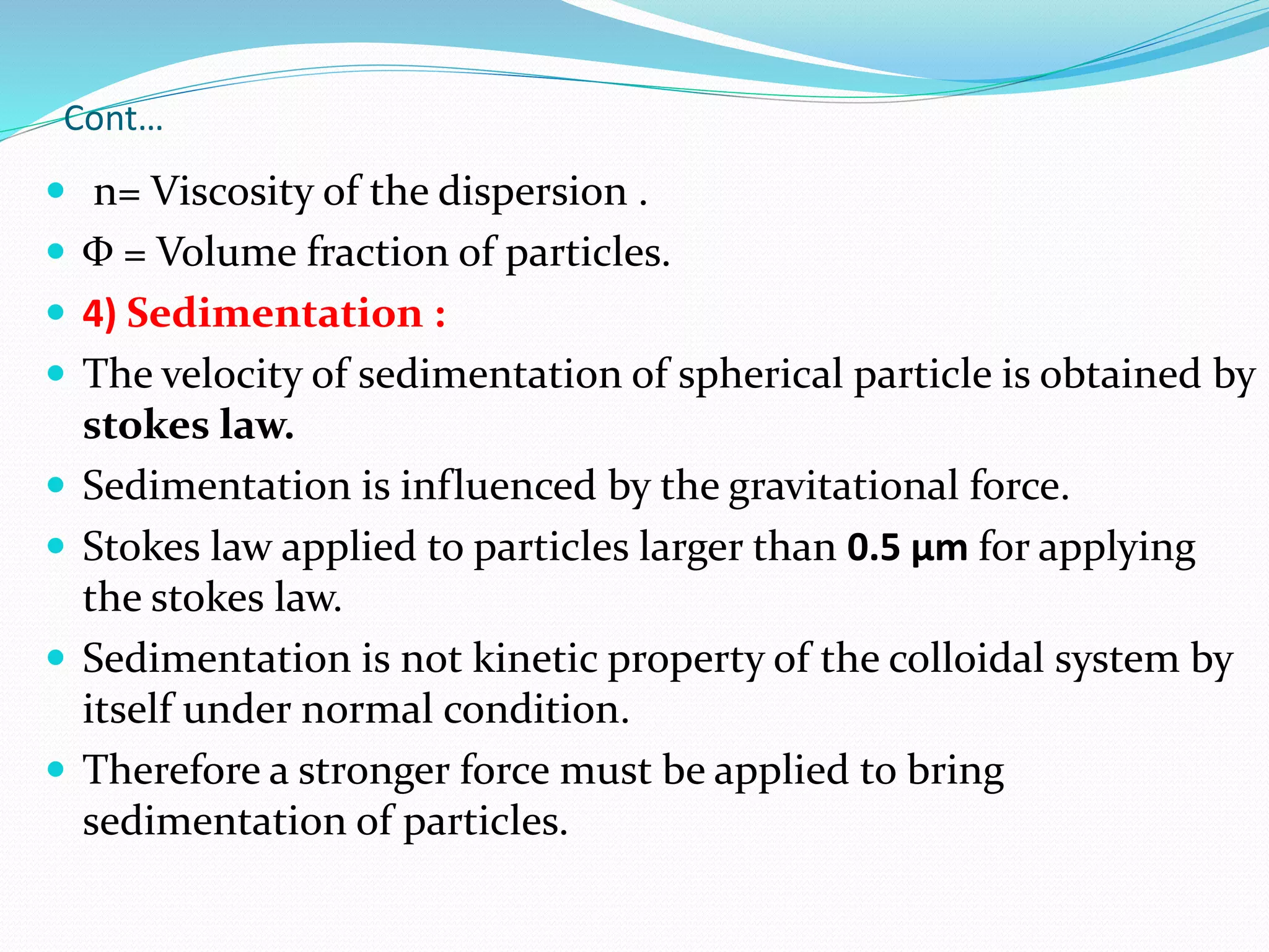 Colloidal dispersion | PPTX