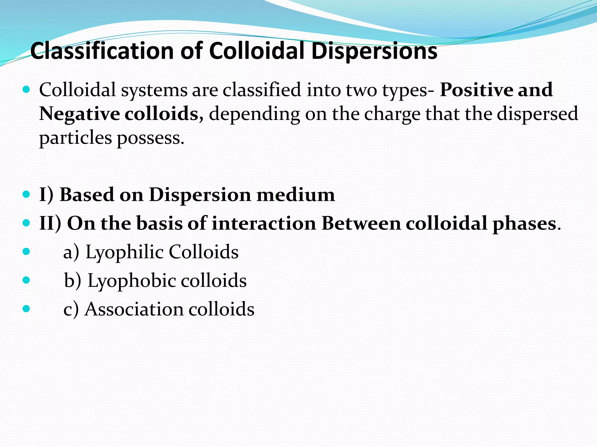 Colloidal dispersion | PPTX