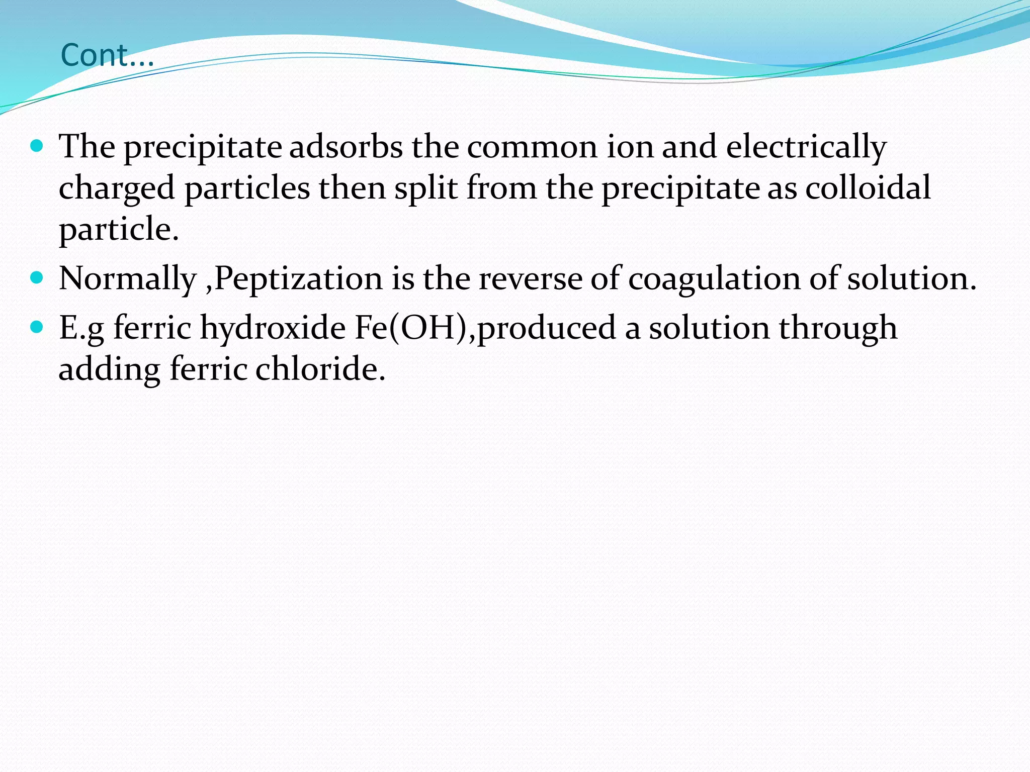 Colloidal dispersion | PPTX