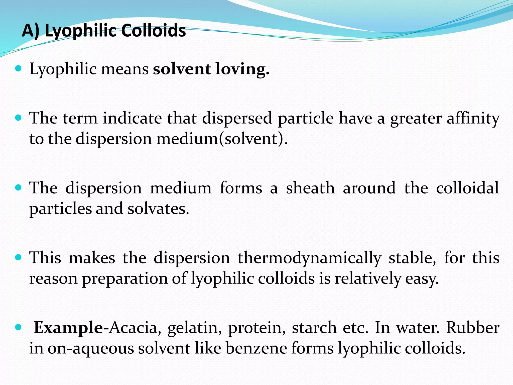 Colloidal dispersion | PPTX