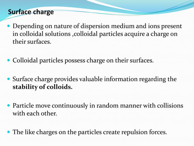 Colloidal dispersion | PPTX