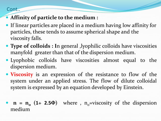 Colloidal dispersion | PPTX