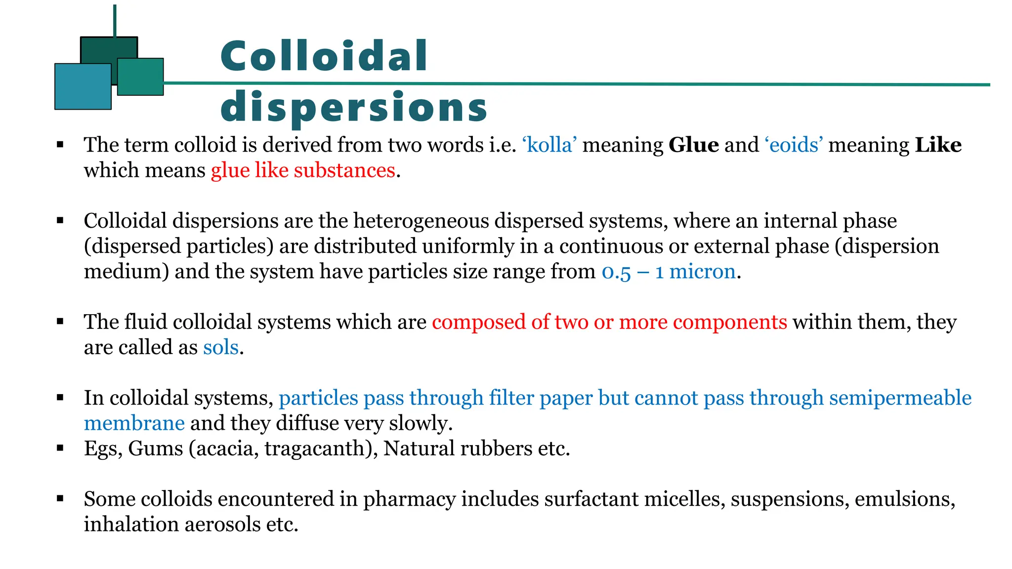 Colloidal Dispersion, Its Types and Method of Preparation | PPTX ...