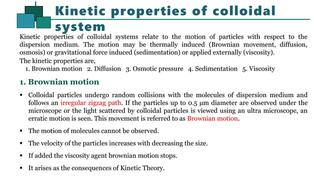 Colloidal Dispersion, Its Types and Method of Preparation | PPTX ...
