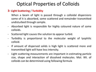 Colloidal dispersions pdf | PPT