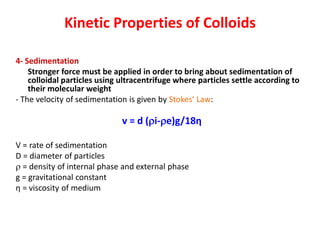 Colloidal dispersions pdf | PPT