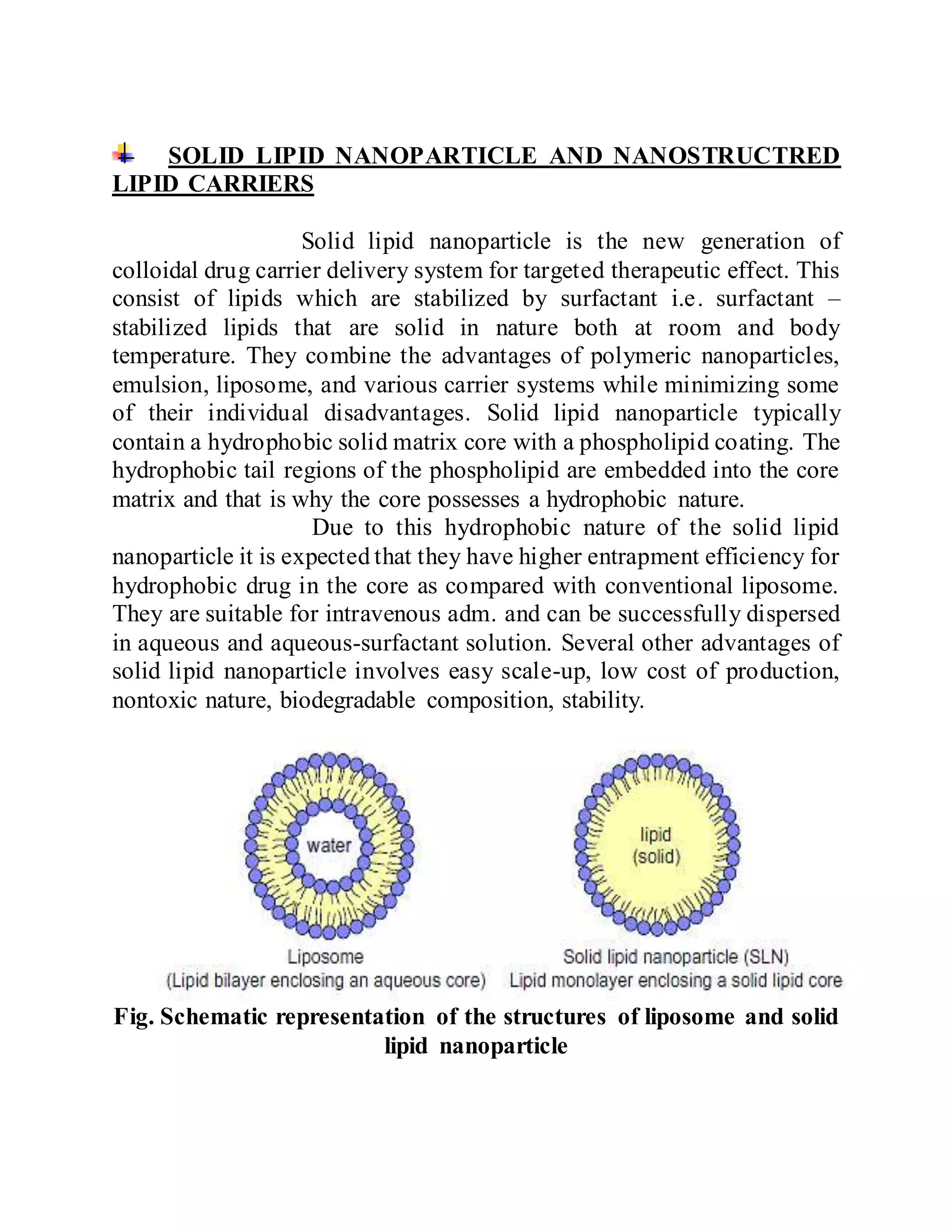 Colloidal drug delivery system (Nano formulation) | DOCX