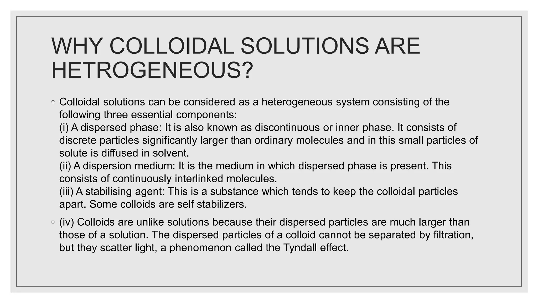 Colloidal solutions | PPTX