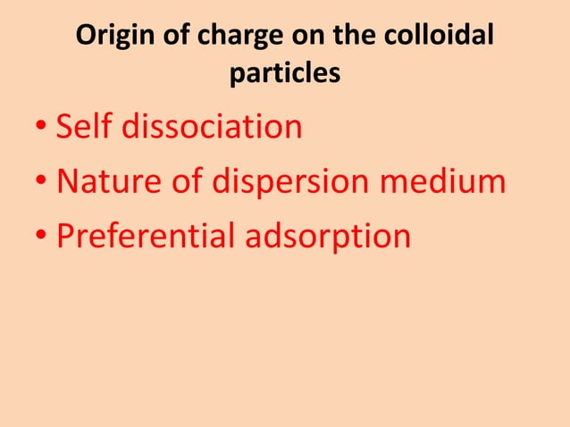 Colloidal state | PPTX | Chemistry | Science