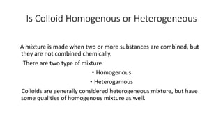 Colloidal state | PPTX