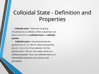 Colloidal State, Surface Tension & Viscosity.pptx