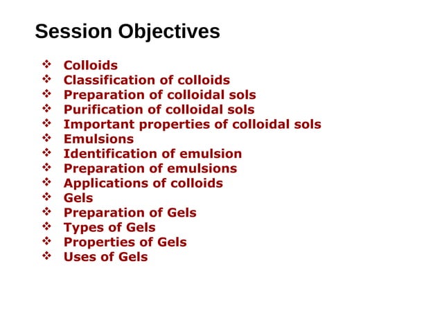 Colloidal system | PPT | Chemistry | Science